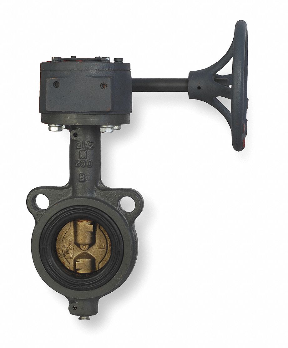 MILWAUKEE VALVE, 6 in Pipe Size, Concentric, Butterfly Valve - 1JBR7 ...