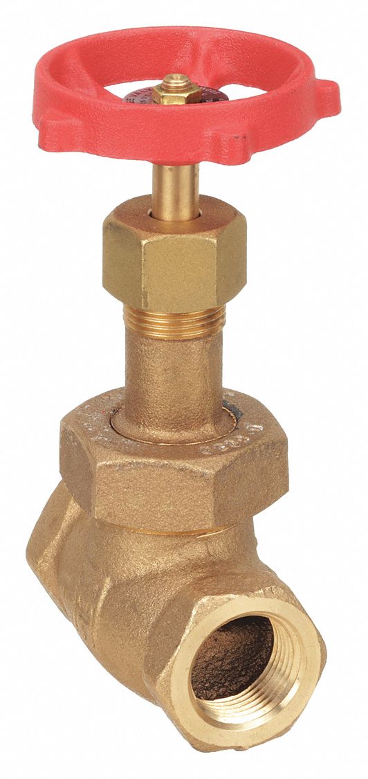 MILWAUKEE VALVE, For Gas/Oil/Steam/Water Media, Bronze, Globe Valve ...