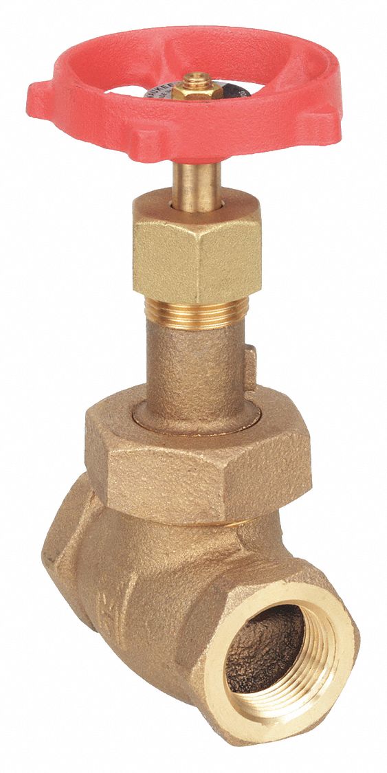 MILWAUKEE VALVE, For Gas/Oil/Steam/Water Media, Bronze, Globe Valve ...