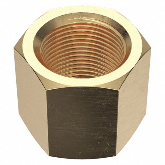 15/32"-32 Thread, 5/8 in Hex Wd, Panel Nut - 1JLU2|Z0211 - Grainger