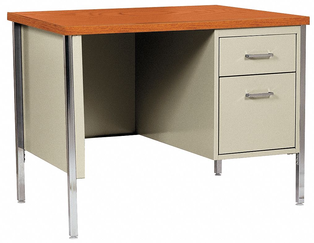 Office Desk,40 x 29-1/2 x 24 In,Putty - Grainger