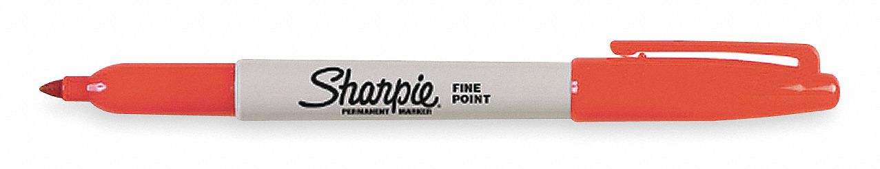 SHARPIE, Red, (12) Red, Permanent Marker - 1JU52|30002B - Grainger