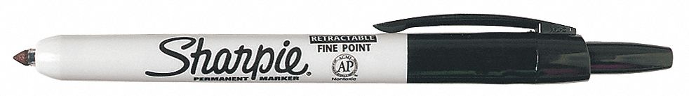 SHARPIE, Black, (12) Black, Permanent Marker - 1JU55|32701 - Grainger