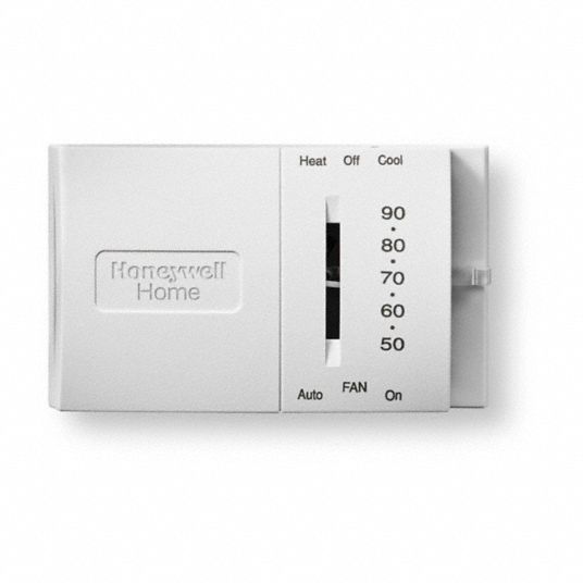 HONEYWELL HOME, Heat and Cool, Manual, Low Voltage Thermostat - 1JUB1 ...