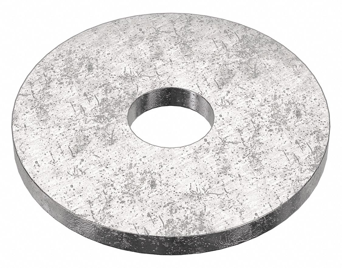 18-8, Stainless Steel, Large O.D. & Thick Oversized Washer - 1JUZ5 ...