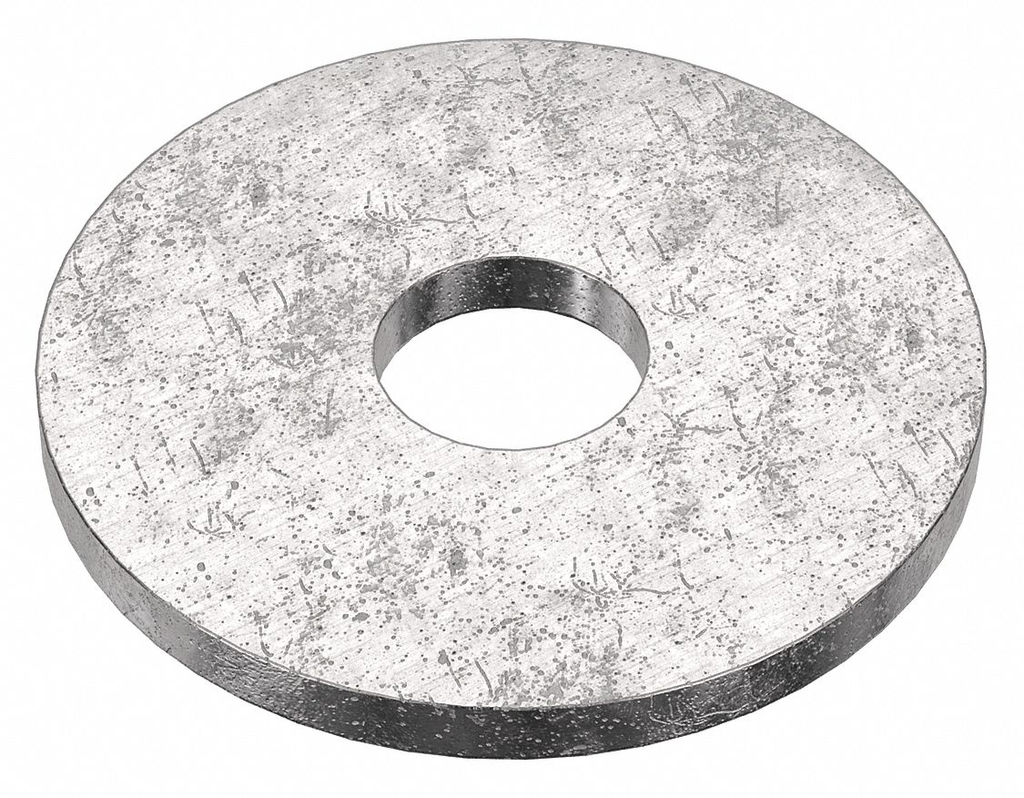 18-8, Stainless Steel, Large O.D. & Thick Oversized Washer - 1JUZ6 ...