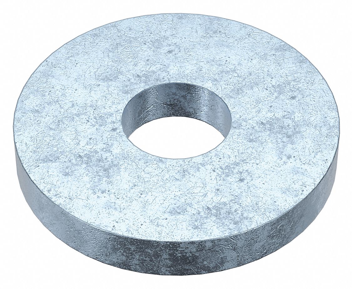 Case Hardened, Zinc Plated, Type B Washer - 1JVL1|WASB#0RZ - Grainger