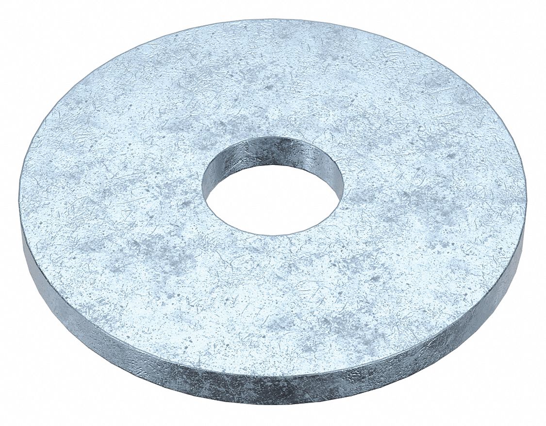 Case Hardened, Zinc Plated, Wide Rim Type B Washer - 1JWL8|WASB#6WZ ...