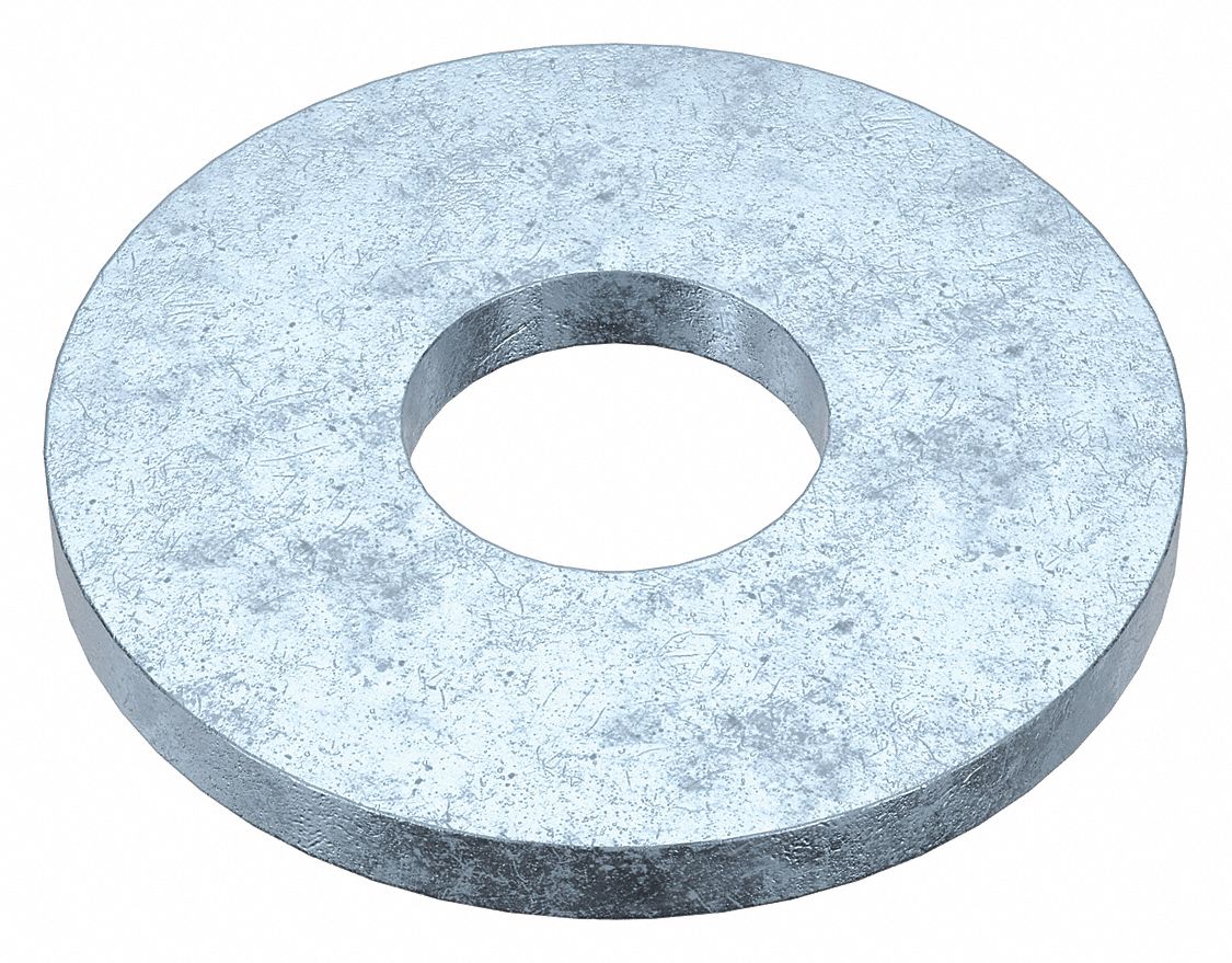 Case Hardened, Zinc Plated, Type B Washer - 1JXL1|WASB#8RZ - Grainger