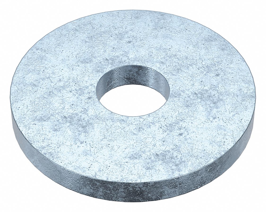 Case Hardened, Zinc Plated, Wide Rim Type B Washer - 1JXL2|WASB#8WZ ...
