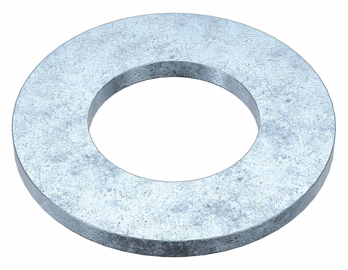Case Hardened, Zinc Plated, Narrow Rim Type B Washer - 1JXL3|WASB12NZ ...