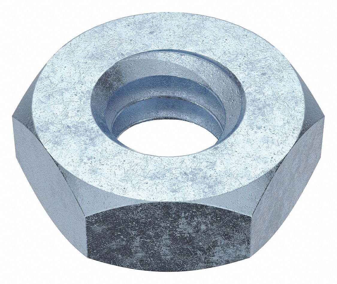 Jam Hex, 1/4"-20 Thread, Jam Nut - 1JY41|U11360.025.0001 - Grainger