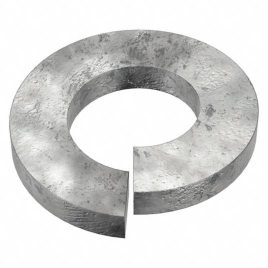 Case Hardened, Hot-Dipped Galvanized, Split Lock Washer - 1JY98|U37025 ...