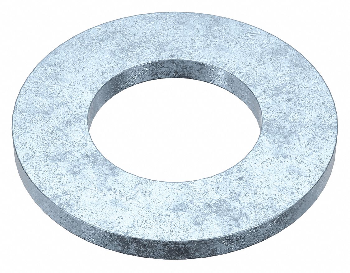 Case Hardened, Zinc Plated, Narrow Rim Type B Washer - 1JYA6|WASB71NZ ...