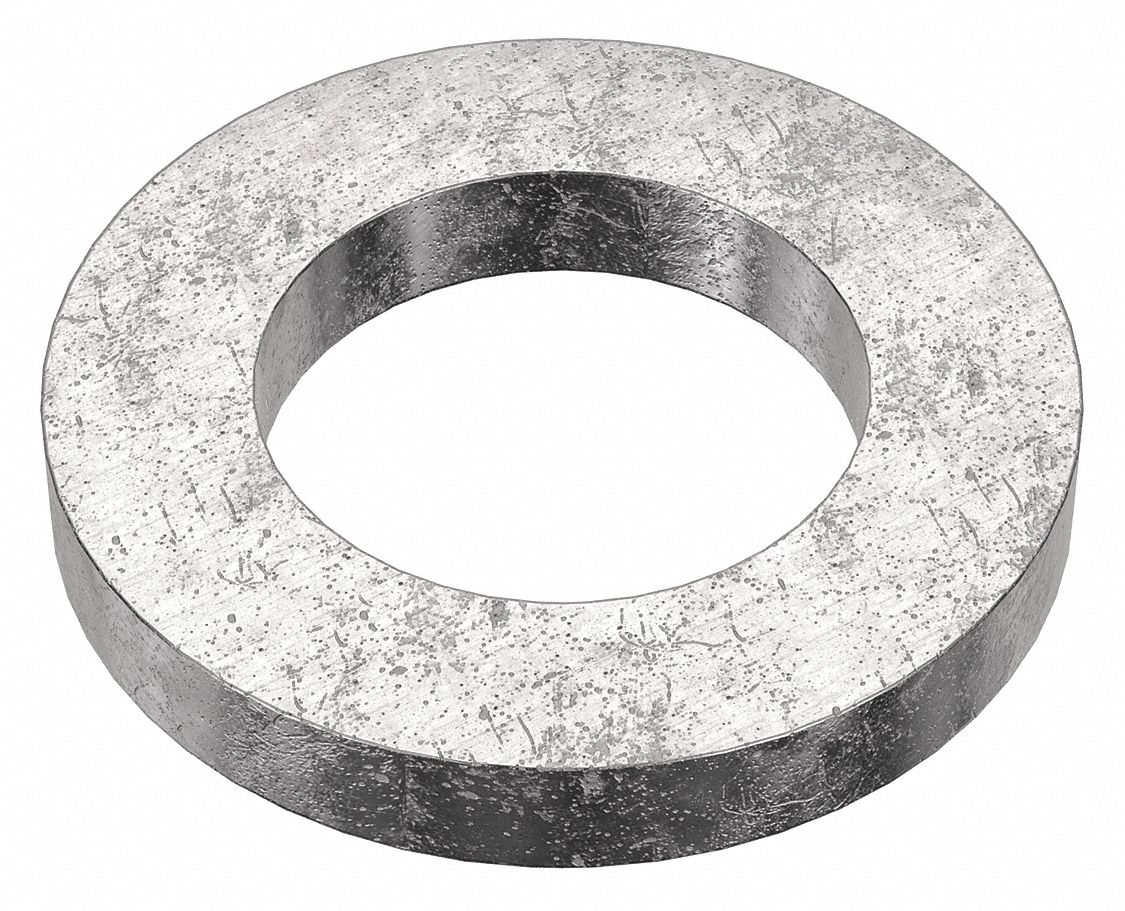 18-8, Stainless Steel, Flat Washer - 1JYC9|Z8812SS - Grainger
