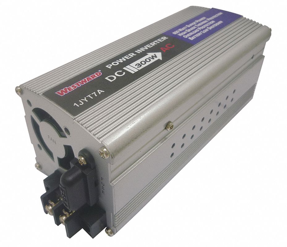 WESTWARD Invertidor Energ,300W,10a15VCD,2 Salidas - 1JYT7 | 1JYT7 ...