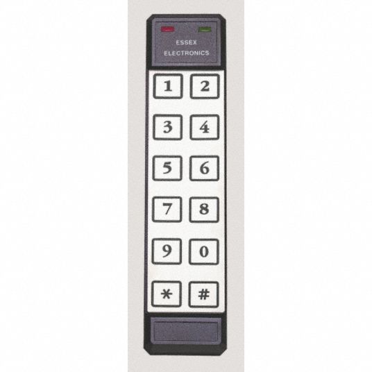 ESSEX, 7 1/8 in Ht, 3/4 in Dp, Keyless Access Control Keypad - 1JYX3|K1 ...