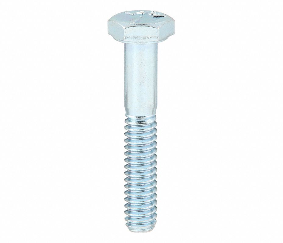 APPROVED VENDOR Tornillo de Cabeza de Dado Hexagonal 1/4"-20 Grado 5 Longitud de 1-1/2", Acabado ...