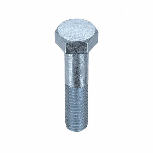 Steel, Grade 5, Hex Head Cap Screw - 1KA53|1KA53 - Grainger