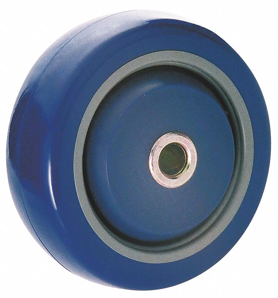 Polyurethane Tread on Plastic Core Wheel, 5 in Wheel Dia., 360 lb Load ...