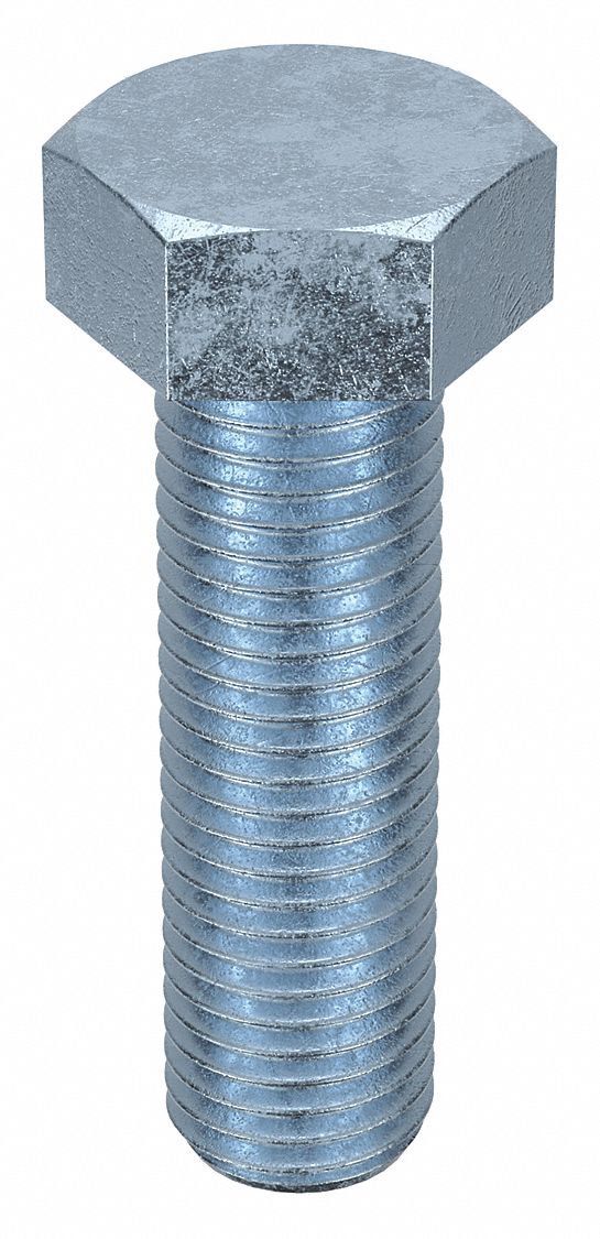 APPROVED VENDOR Tornillo de Cabeza de Dado Hexagonal 7/8"-9 Grado 5 Longitud de 3", Acabado ...