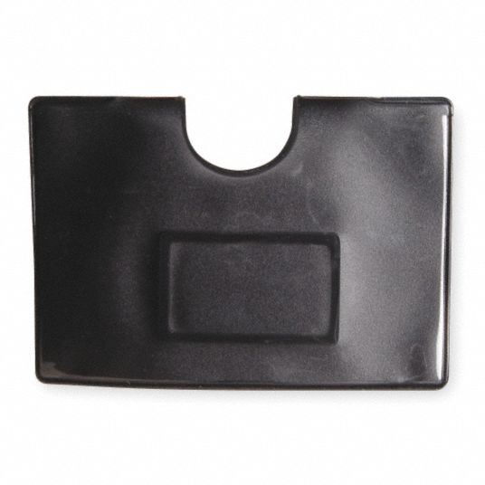 Magnetic Badge Holder w/Notch,PK5 - Grainger