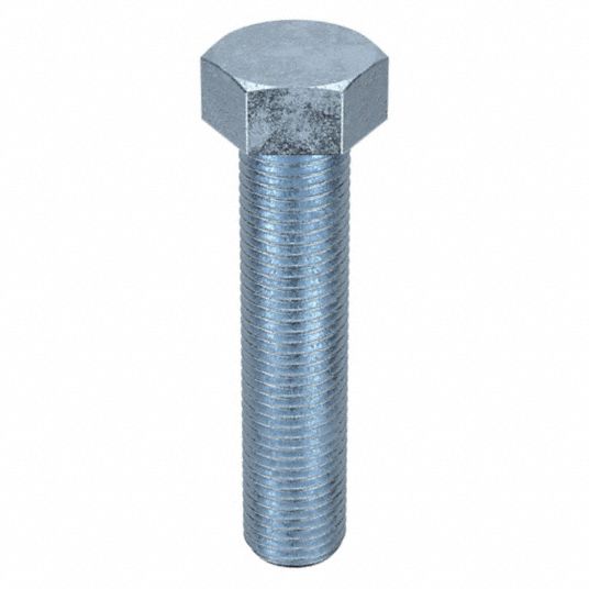 7/16"-20, Hex Head Cap Screw, 2 in Fastener Length Grade 5, Steel, PK ...
