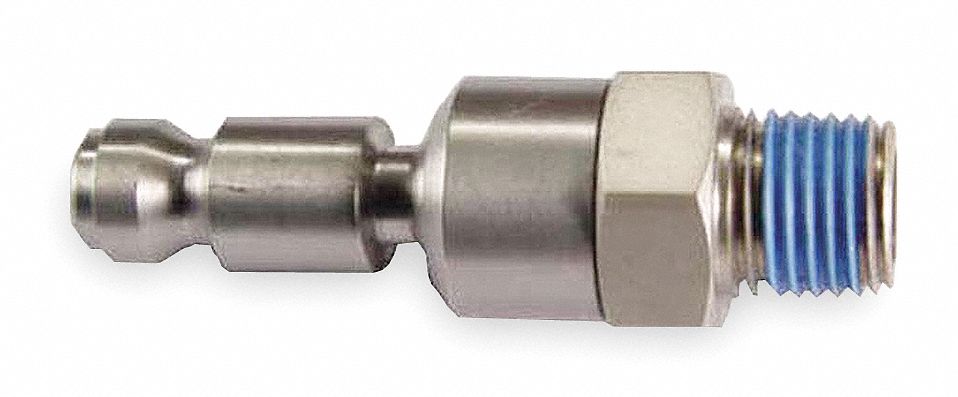 Quick Coupler Plug, Automotive, 304 Stainless Steel - Grainger