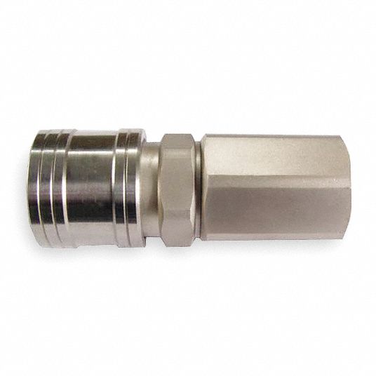 Quick Coupler Body, Asian Style High Flow, 304 Stainless Steel - Grainger