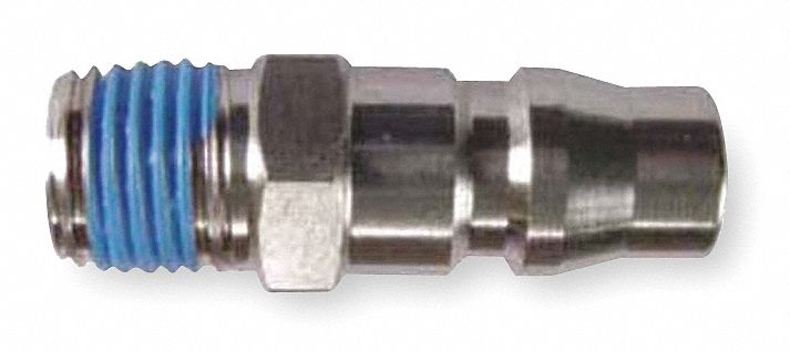 Quick Coupler Plug, Hi Flow Interchange, 304 Stainless Steel - Grainger