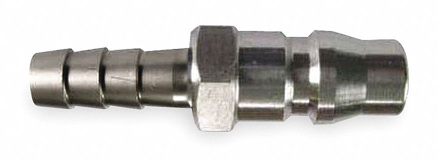 Quick Coupler Plug, Hi Flow Interchange, 304 Stainless Steel - Grainger