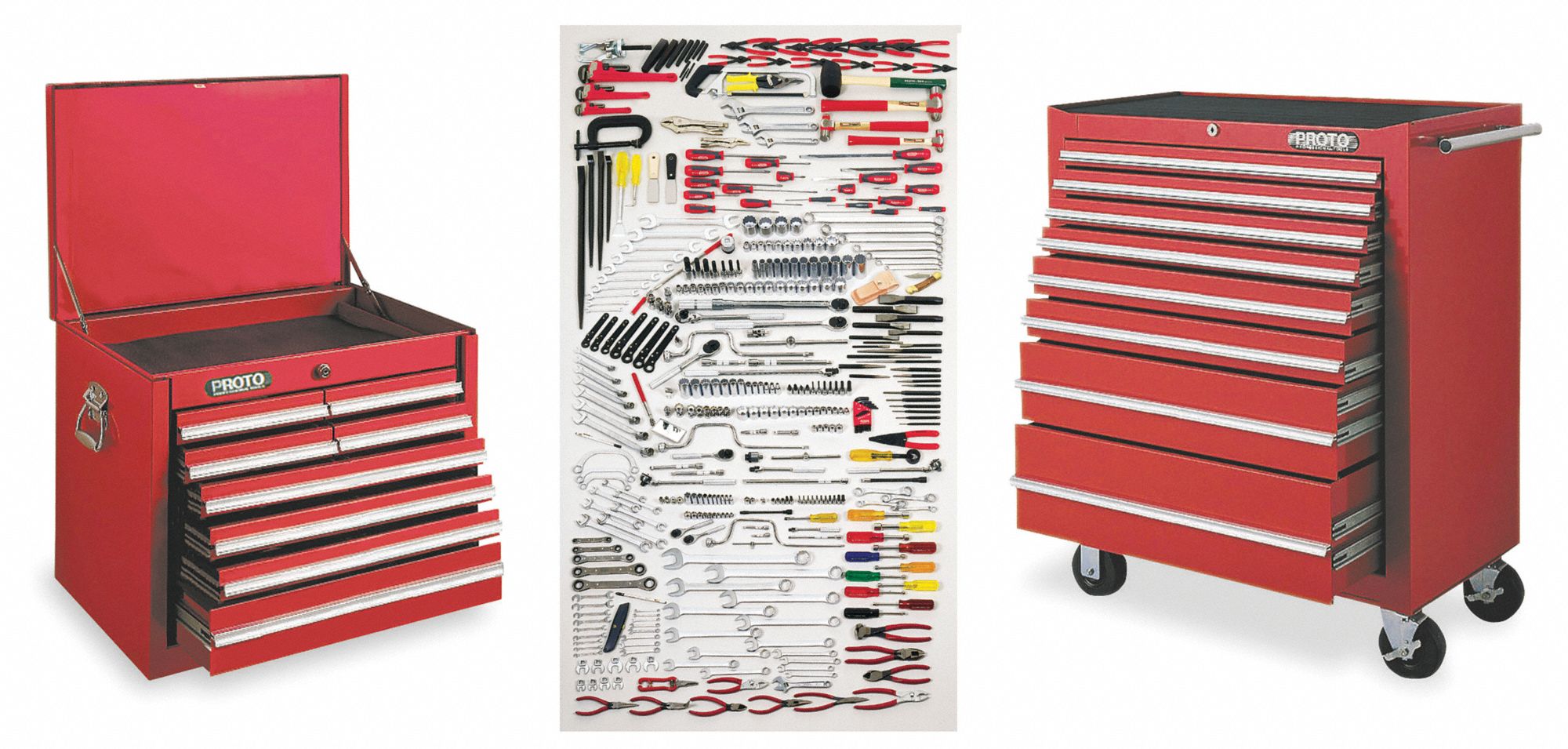 PROTO Juego Maestro de Herramientas marca PROTO, Número de Piezas 411 ...