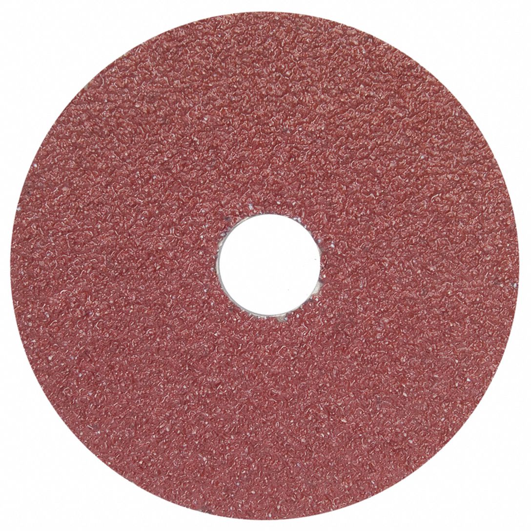 MERIT, 5" x 7/8", Ceramic, Fiber Disc - 1KWL8|66623355597 - Grainger