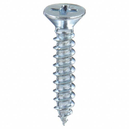 Wood Screw, PK 100 - Grainger