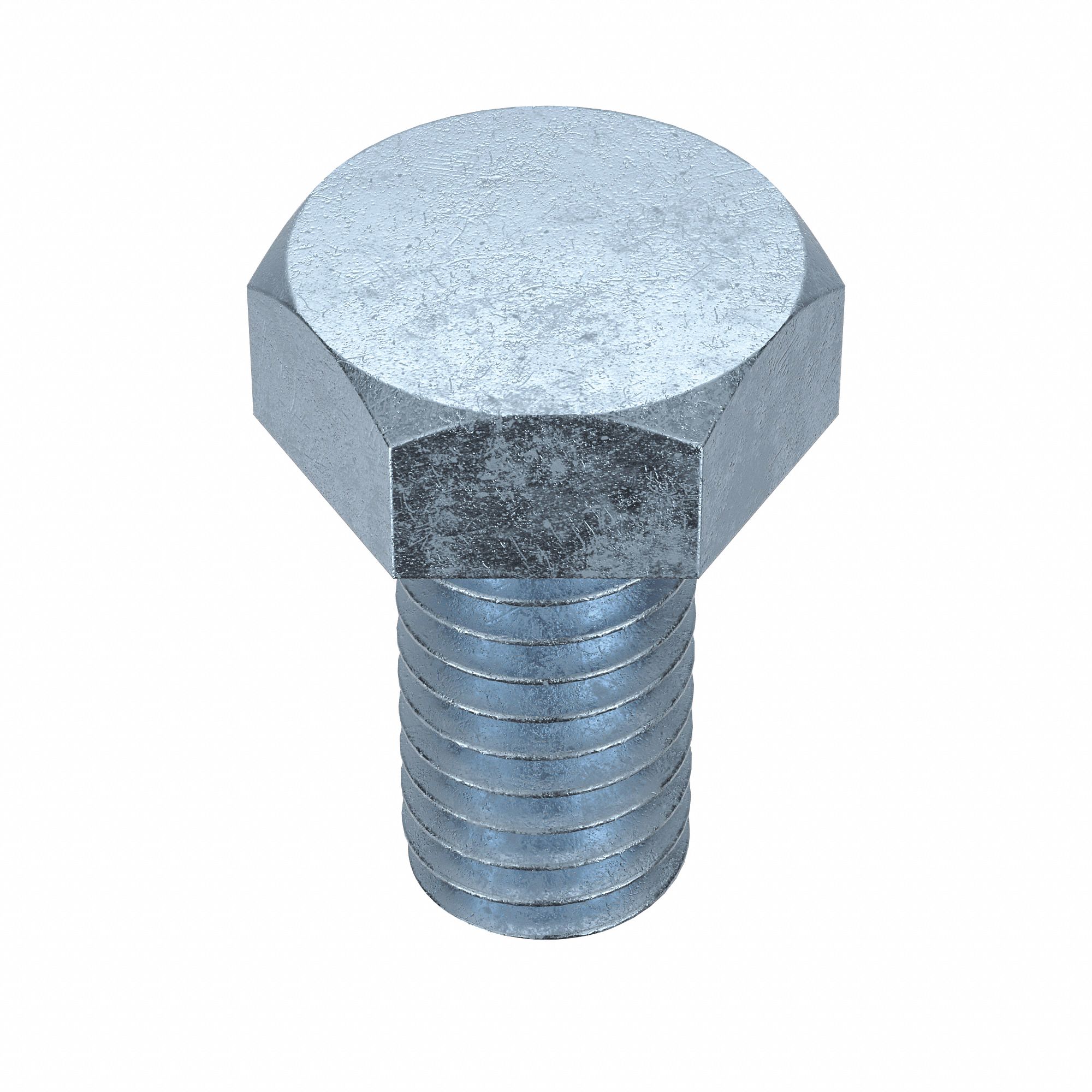 M6-1.00, Hex Head Cap Screw, 12mm Fastener Length, Class 8.8 Steel, PK ...