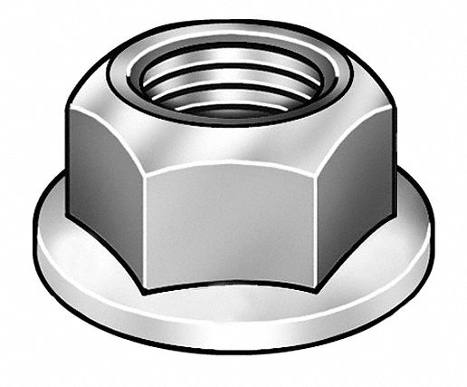 Lock Nut, PK 15 - Grainger