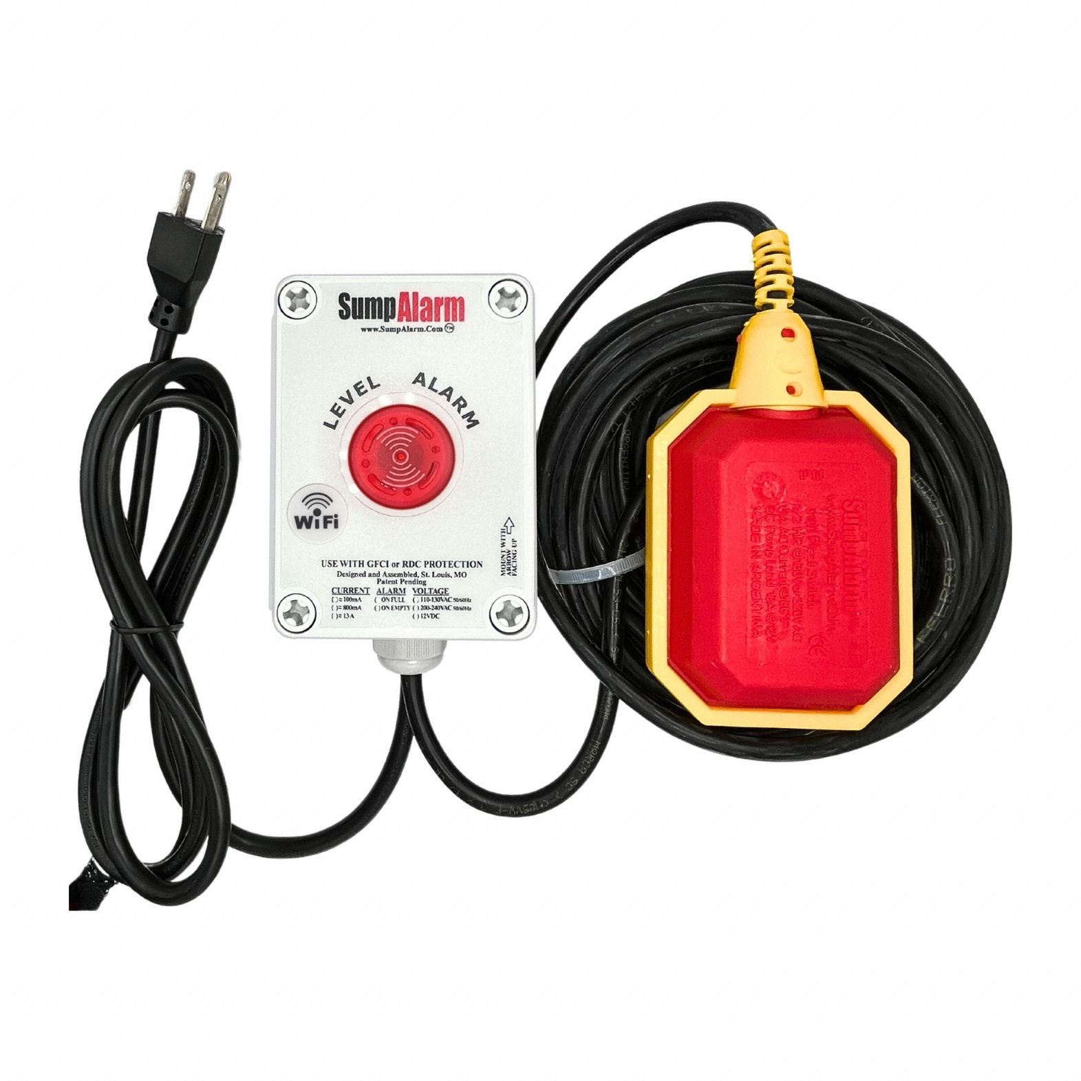 SUMP ALARM, High Level, 120V AC, High Water Alarm - 860DJ8|SA-120V-1L ...