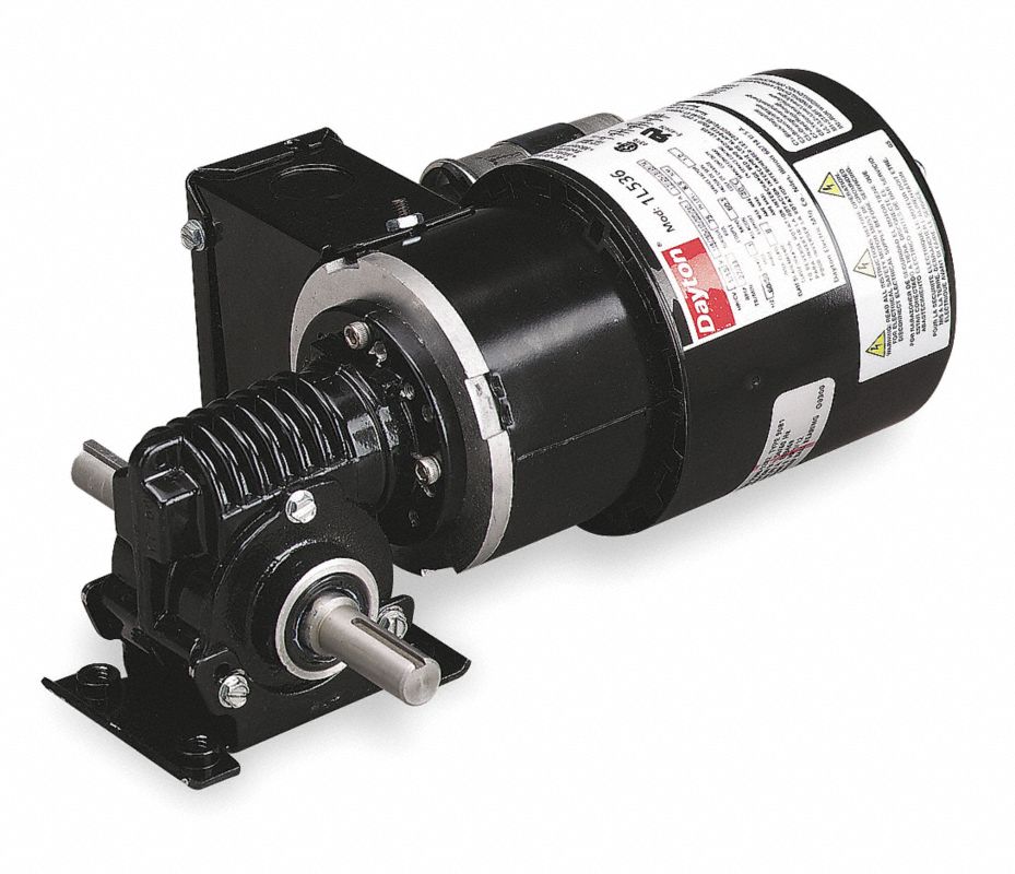DAYTON Motorreductor CA, 115/230VCA, HP 1/15, RPM 80 - Motorreductores ...