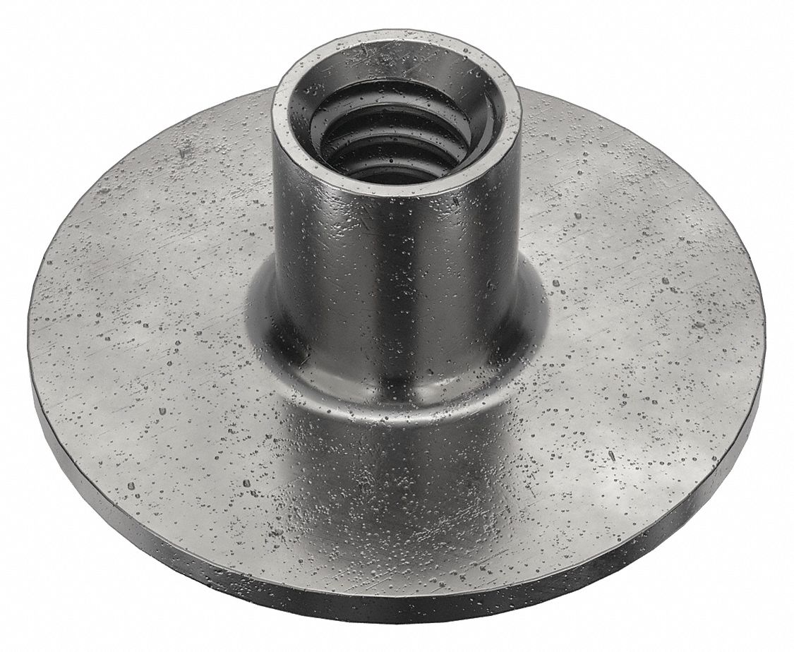 #10-24 Thread, Round, Weld Nut - 1LAC4|1LAC4 - Grainger