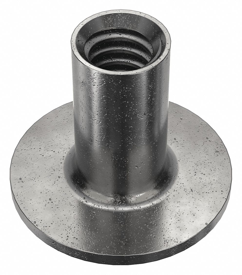 APPROVED VENDOR WELD NUT,1/4-20,ROUND BASE,ST,PK100 - Weld Nuts ...