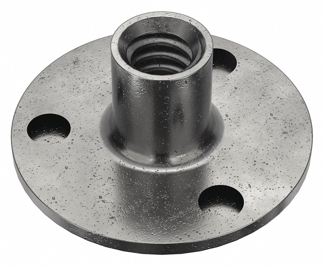 #10-24 Thread, Round, Weld Nut - 1LAE1|1LAE1 - Grainger