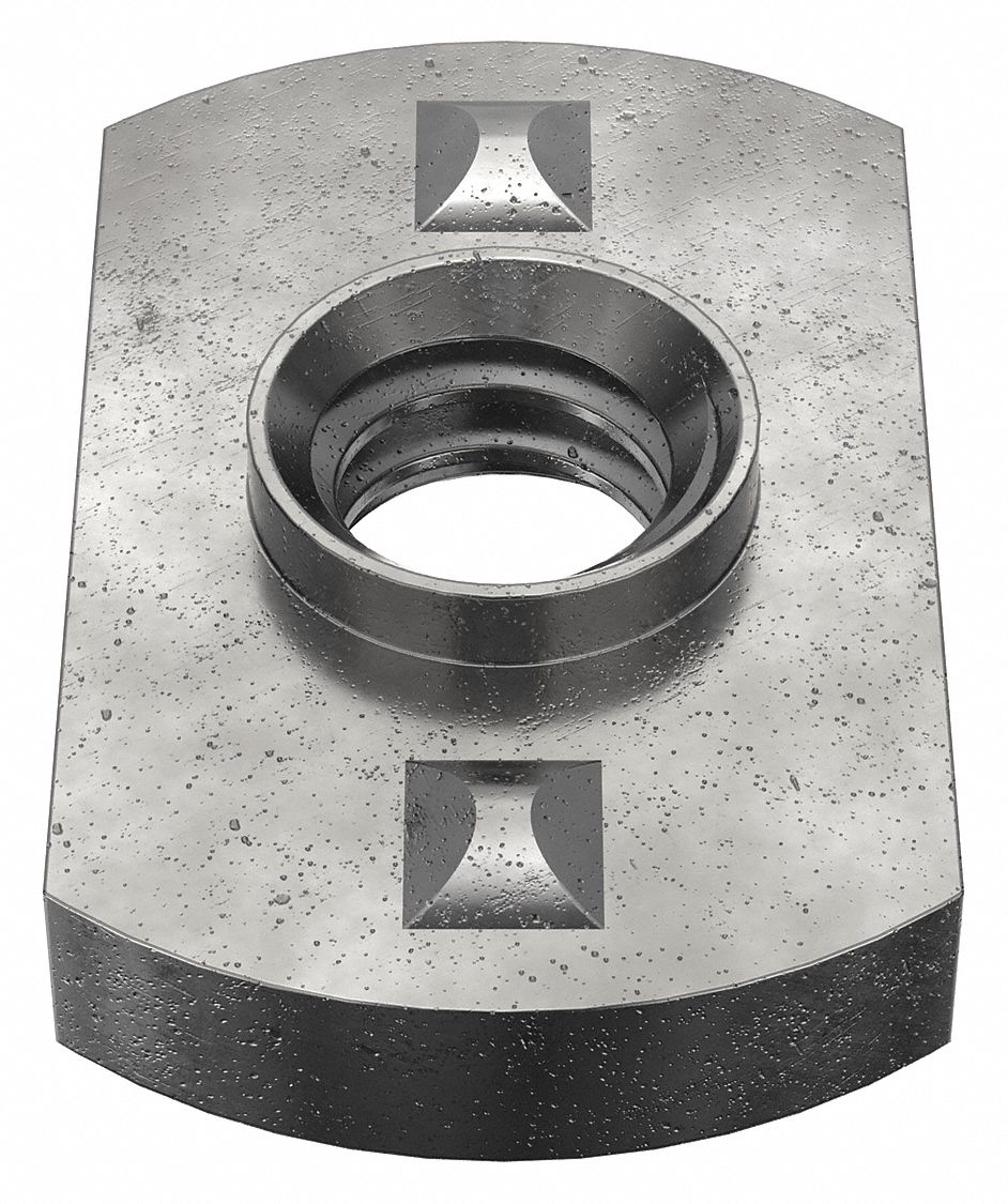 1/4"-20 Thread, Tab, Weld Nut - 1LAJ5|1LAJ5 - Grainger