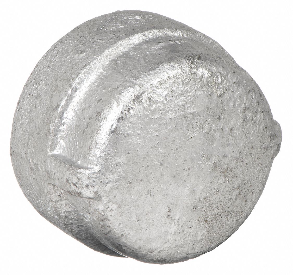 Cap,Galv Malleable Iron,300 PSI,3/4 In - Grainger