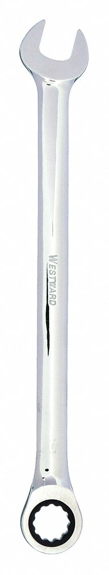 WESTWARD, Alloy Steel, Chrome, Combination Wrench - 1LCU8|1LCU8 - Grainger