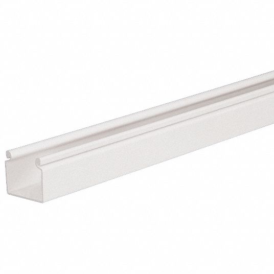 PANDUIT Wiring Duct for Hinged Covers, White, 6 ft Length, 3.25 in ...