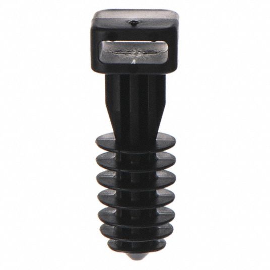 PANDUIT, 0.4 in Slot Wd, 0.1 in Slot Ht, Masonry Push-In Cable Ties ...
