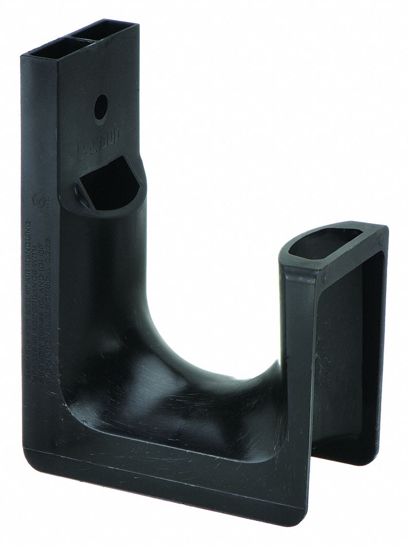 PANDUIT, Screw-On without Locking Latch, 2 in Max. Bundle Dia., J-Hook ...