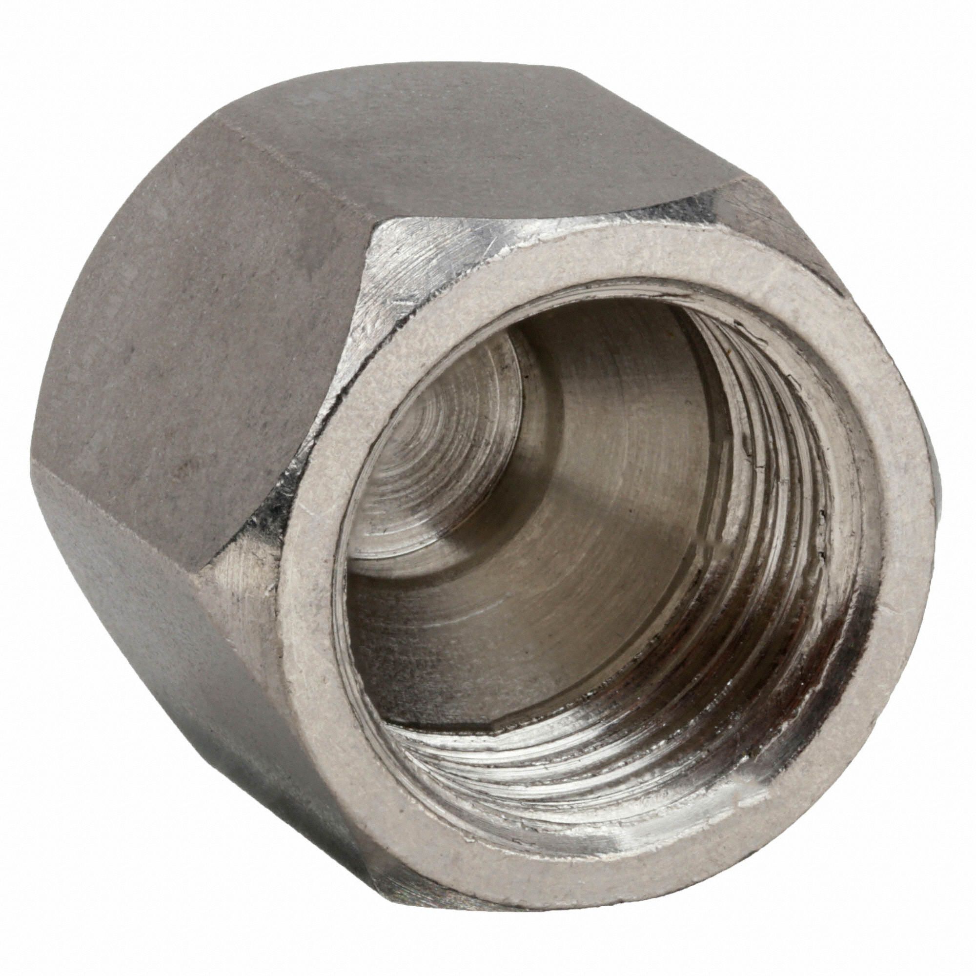 AIRWAY Cap: Stainless Steel, 1/2 in Fitting Size, JIC - 1LNU2|0304C ...