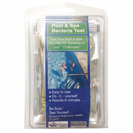 PURTEST, Bacteria, 1 Tests, Pool & Spa Bacteria Test Kit - 1LNX1|777084 ...