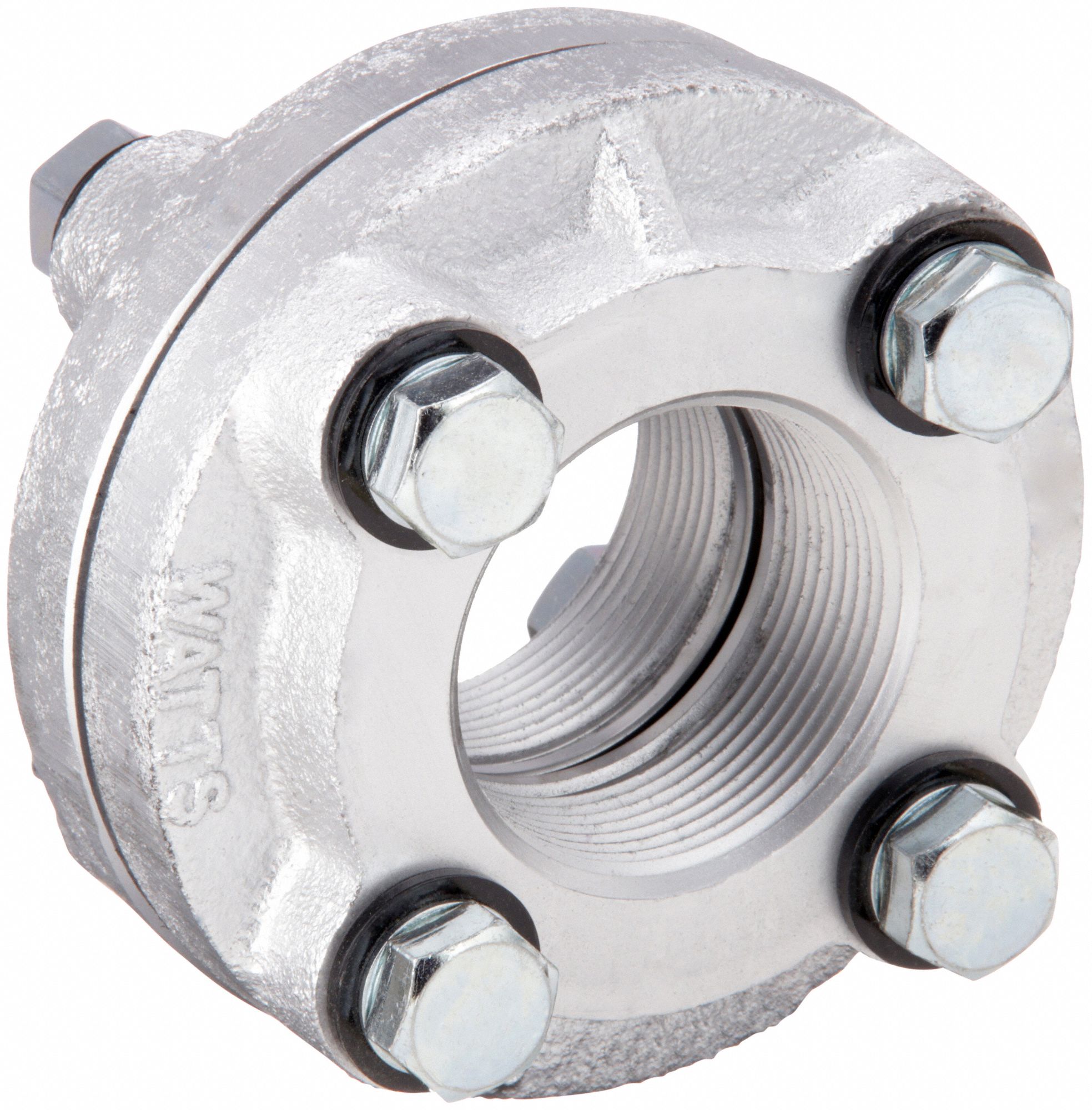 WATTS, 3 in x 3 in Fitting Pipe Size, Polysulfone, Dielectric Flange ...